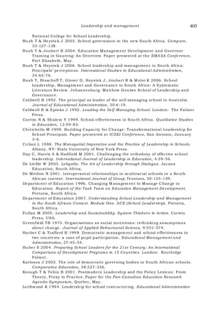 work of leadership by Tony bush Tony bush work | PDF