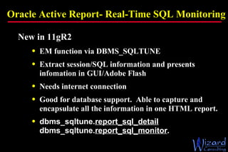 Tony Jambu (obscure) tools of the trade for tuning oracle sq ls | PPT | Databases | Computer ...