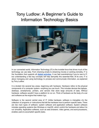 Tony Ludlow_ A Beginner’s Guide to Information Technology Basics.pdf