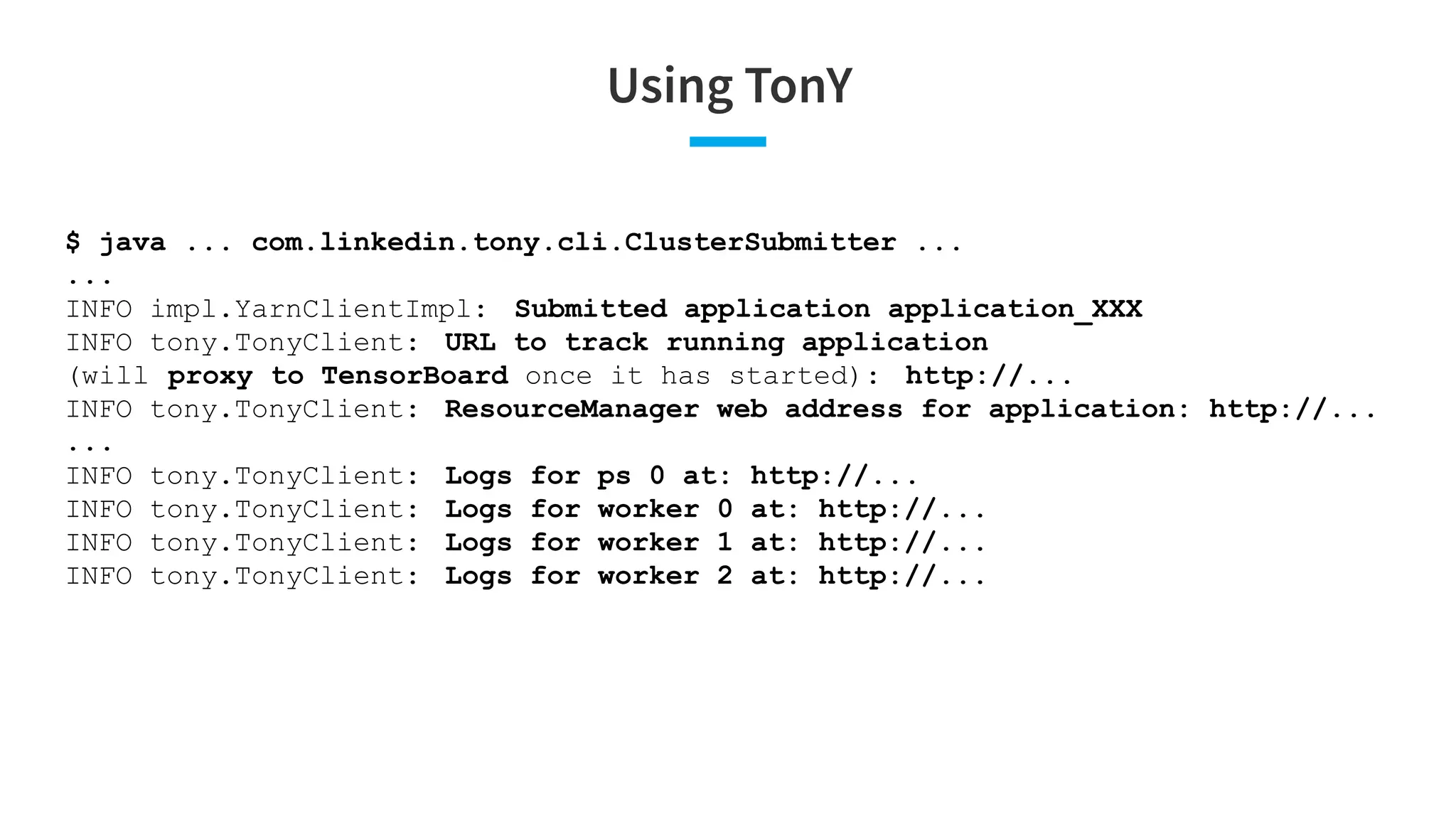 Scaling Deep Learning on Hadoop at LinkedIn | PPT