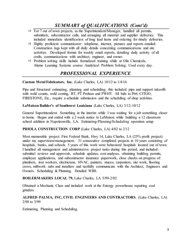 Tony resume 30 jan16 | DOCX