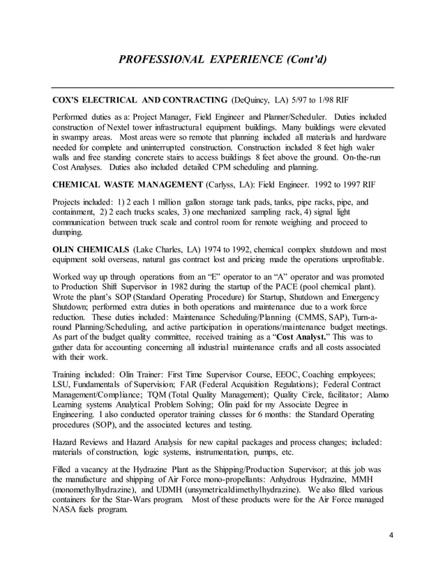 Tony resume 30 jan16 | DOCX