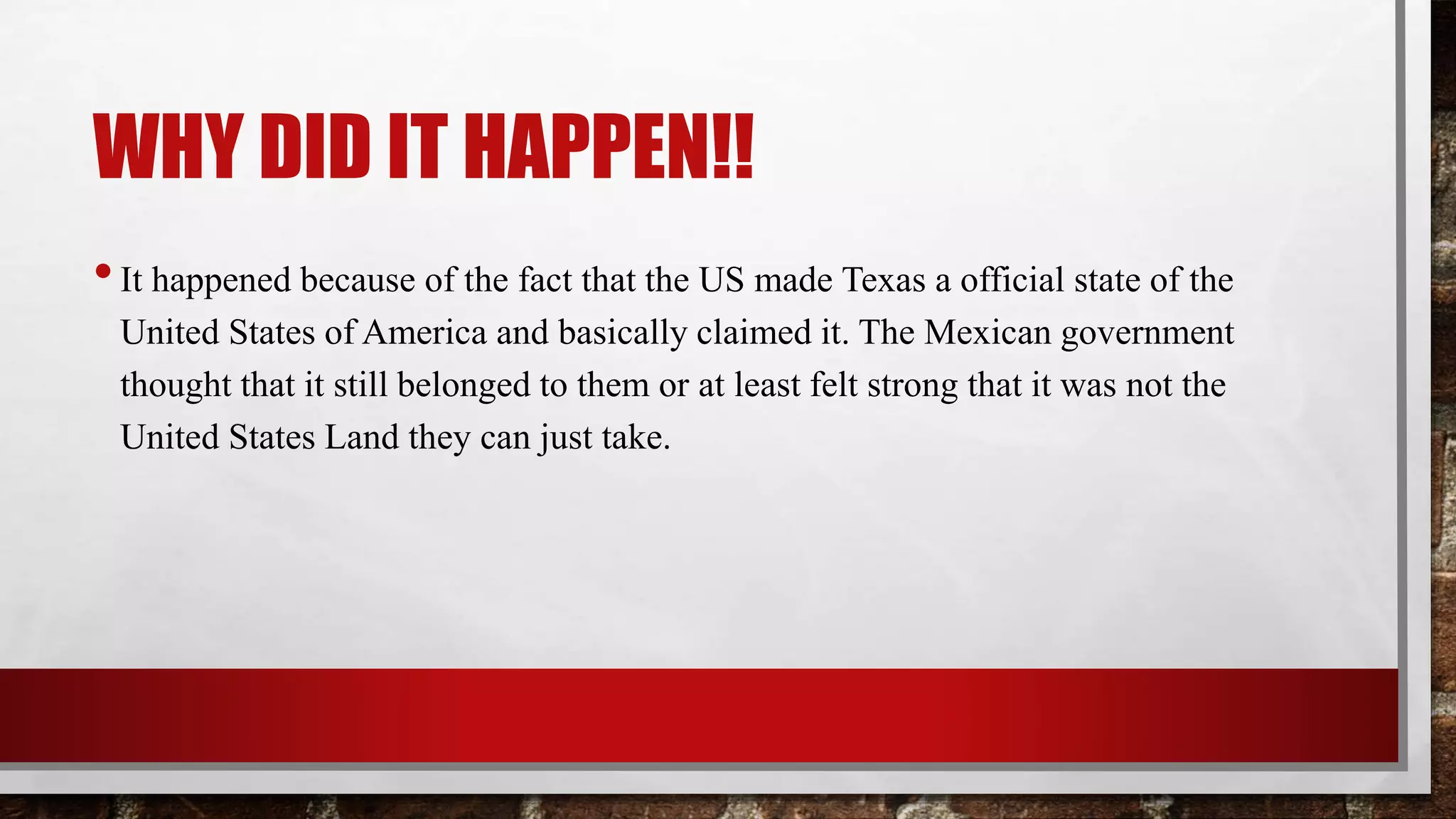 Mexican American War | PPT