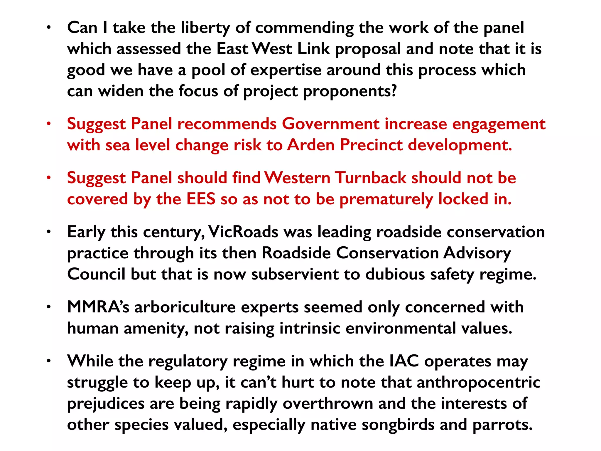 Melbourne Metro Rail EES IAC submission | PPT