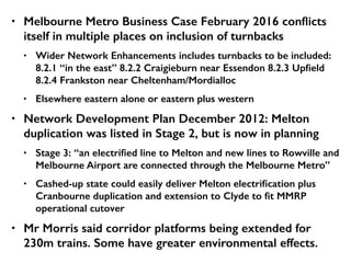 Melbourne Metro Rail EES IAC submission | PPT