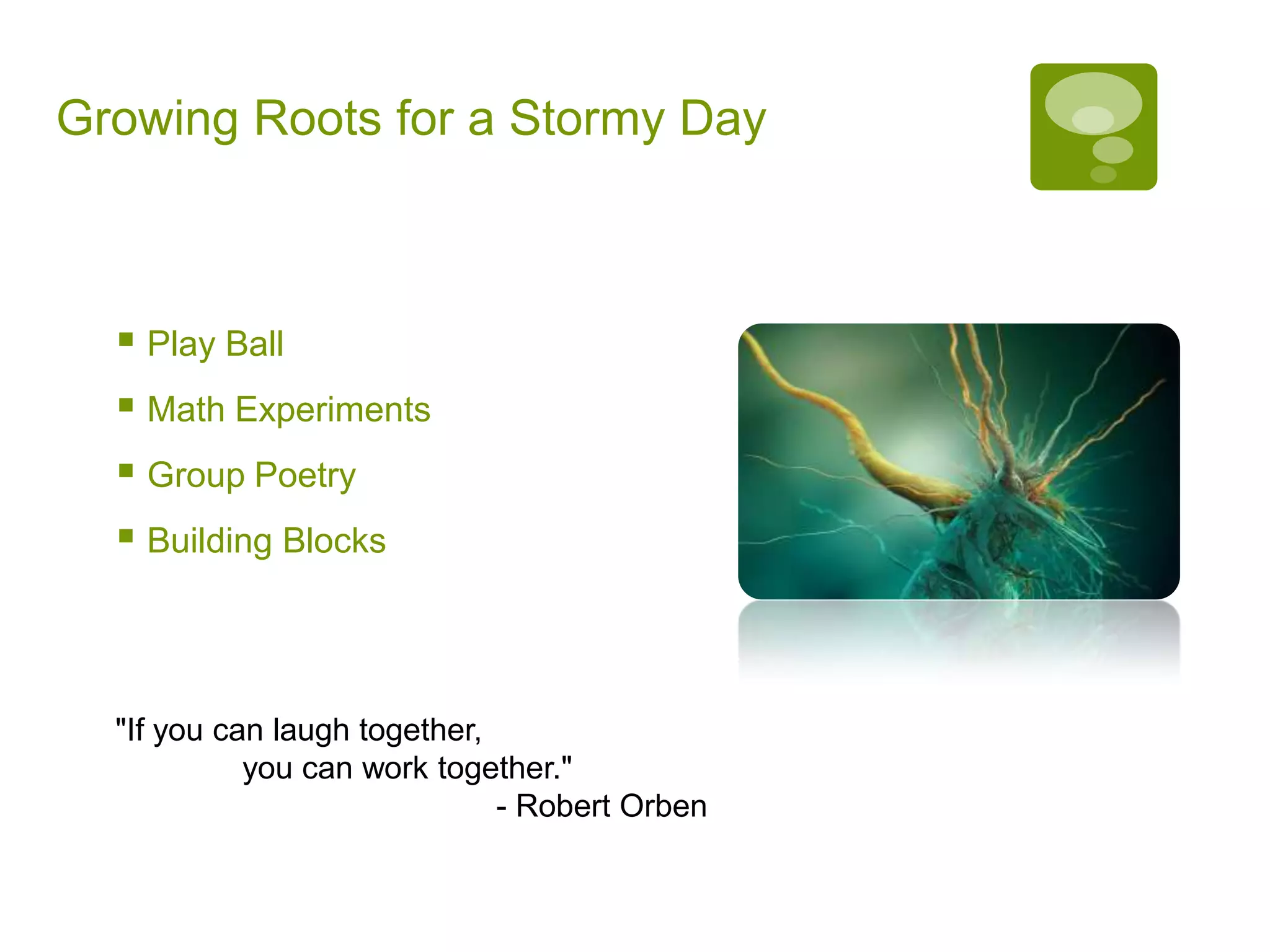 Tony tree reworked[1] | PPTX | Daycare and Pre-School | Parenting