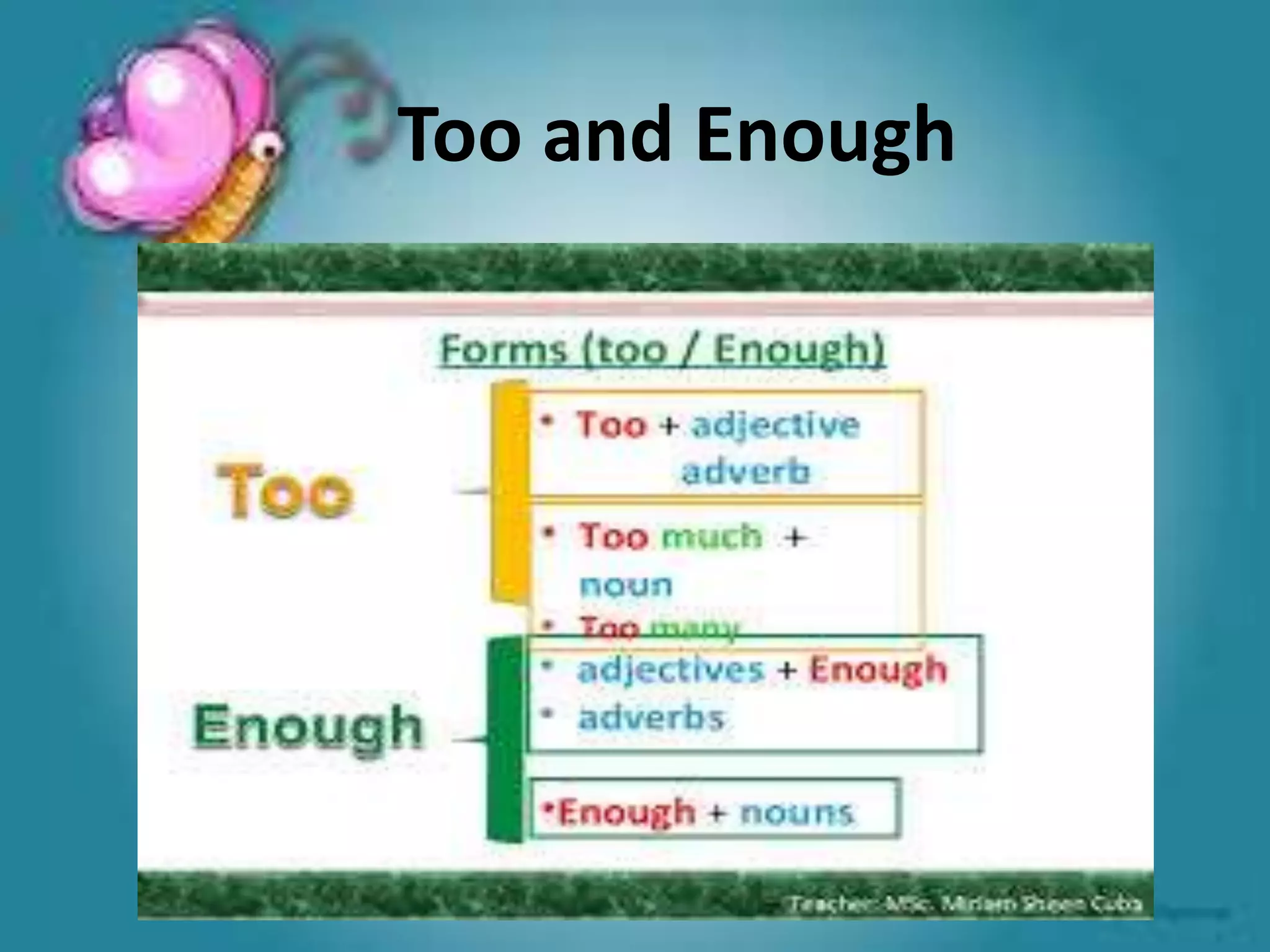 Too and-enough | PPT