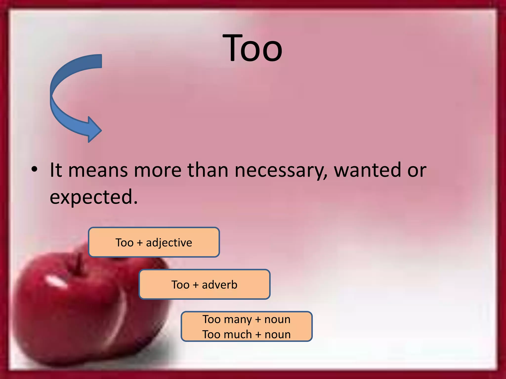 Too and-enough | PPTX