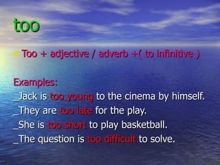 Too enoug | PPT