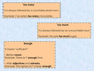 Too much-many | PPT