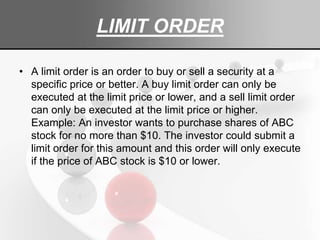 Types Of Order | PPTX