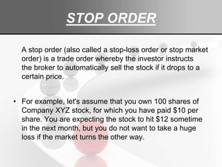 Types Of Order | PPTX