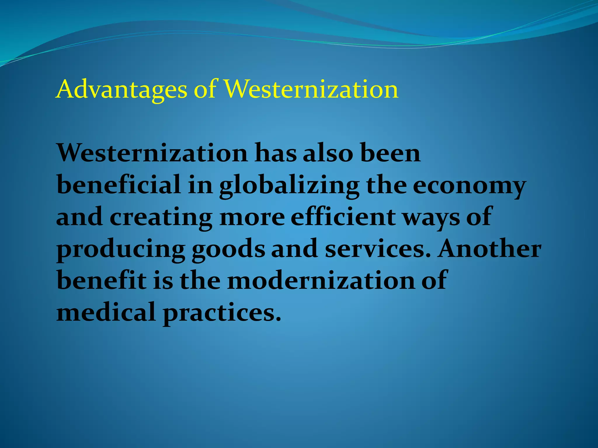 Westernization | PPTX