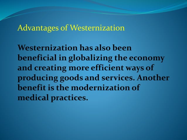 Westernization | PPTX
