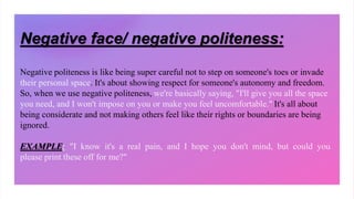 POLITENESS THEORY IN PRAGMATICS BY TOOBA | PPTX