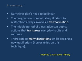 Todorovs narrative theory | PPSX