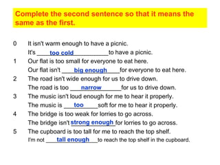 Too enough | PDF