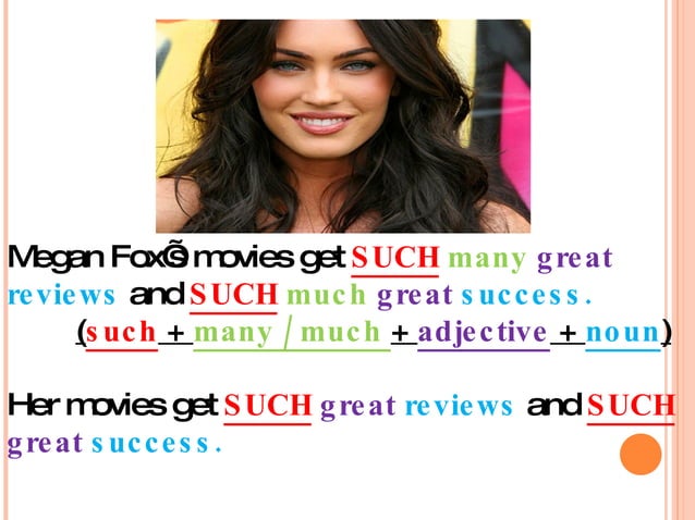 Too / Enough and So / Such | PPT