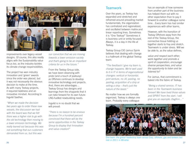 Teekay's Offshore Journey | PDF