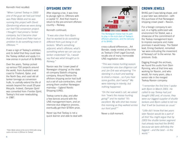 Teekay's Offshore Journey | PDF