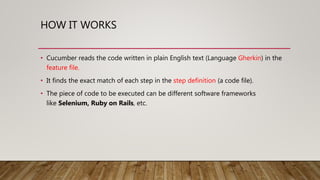 Cucumber Tool | PPTX