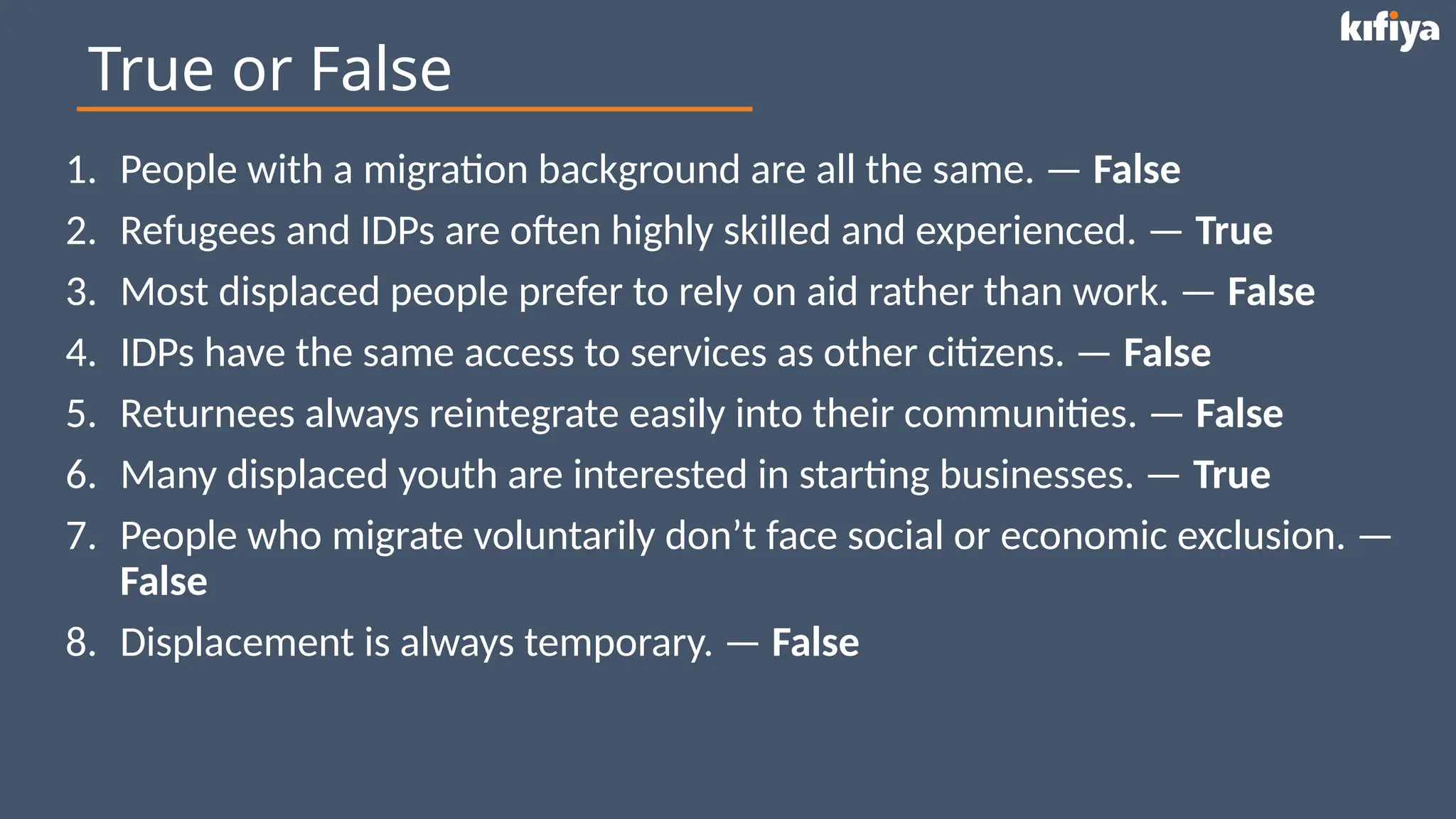 the KIYFA program address all gender equality and inclusion under ...