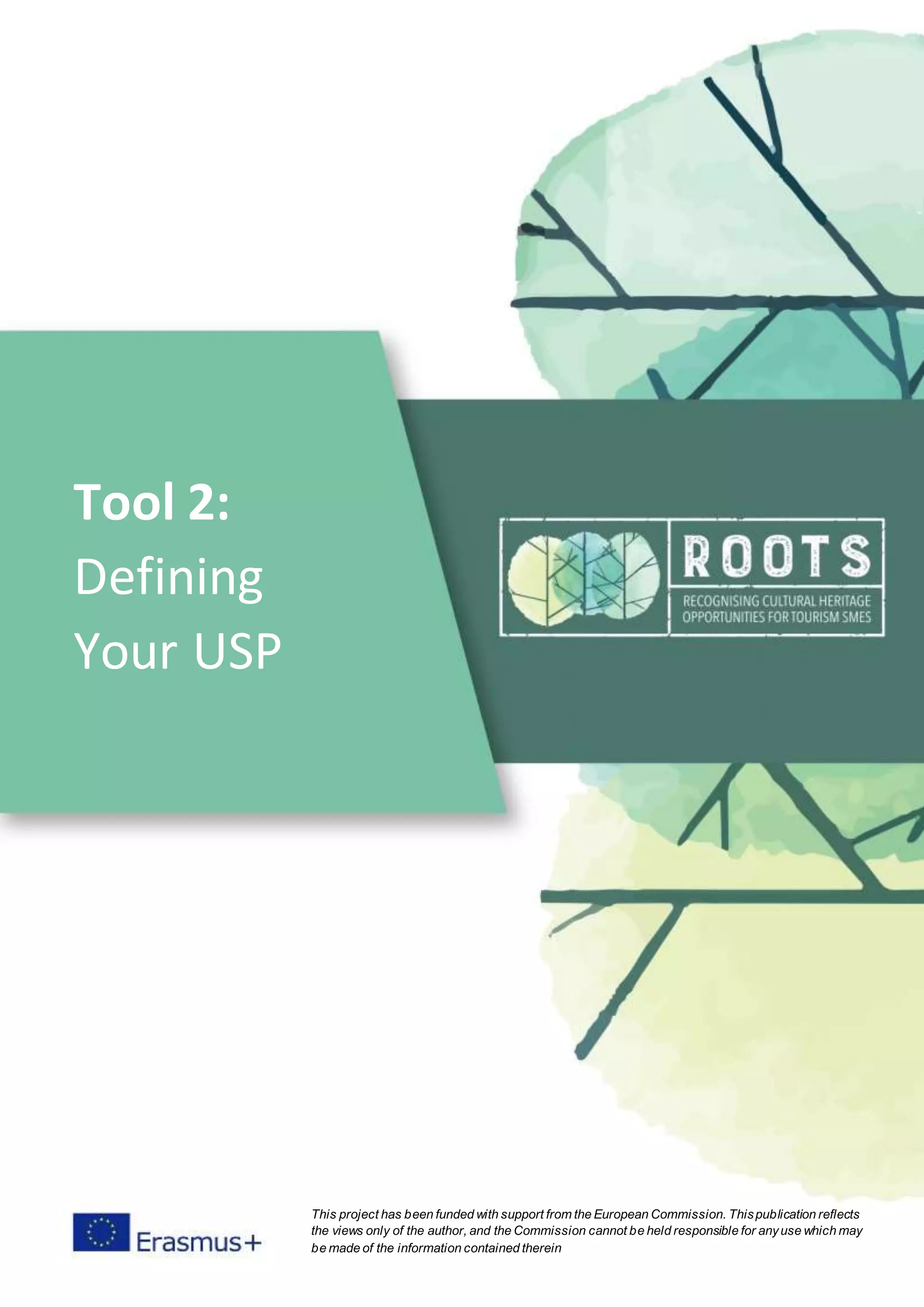 Tool 2 your usp | DOCX | Business | Business and Finance
