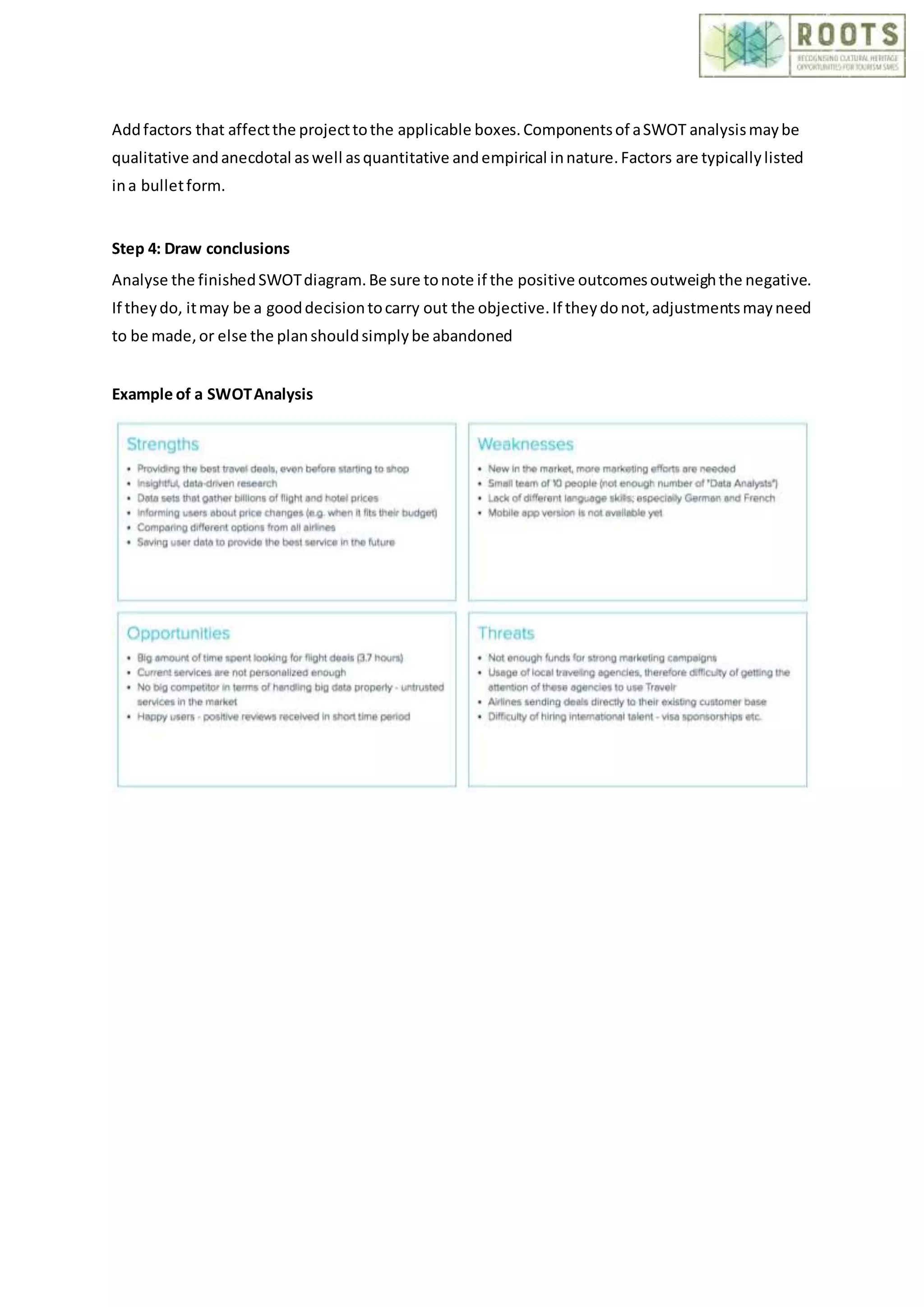 Tool 8 swot analysis | DOCX