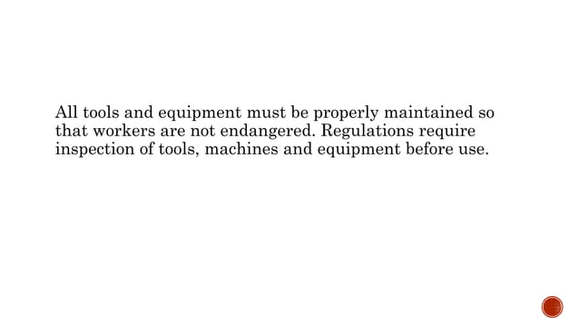 TOOL AND EQUIPMENT MAINTENANCE.pptx | Auto Rentals | Automotive