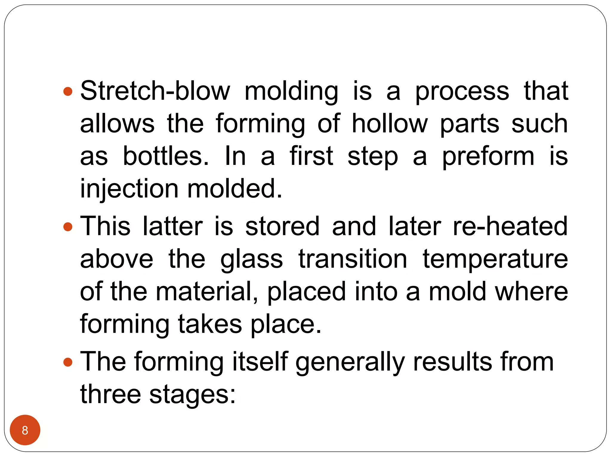 Tool and jigs stretch blow molding | PPTX
