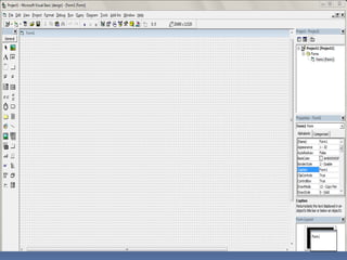 Toolbar, statusbar, coolbar in vb | PPTX