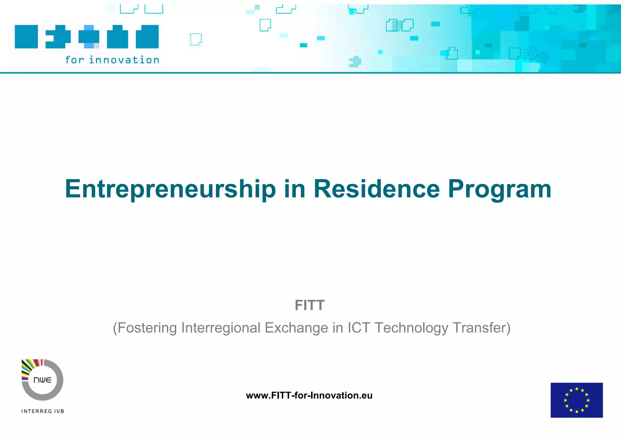 Toolbox Entrepreneurship In Residence Ppt Final | PDF