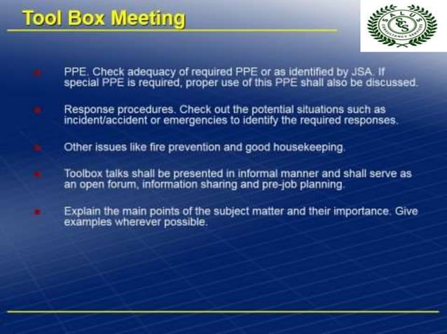 TOOL BOX MEETING PowerPoint Presentation.pptx