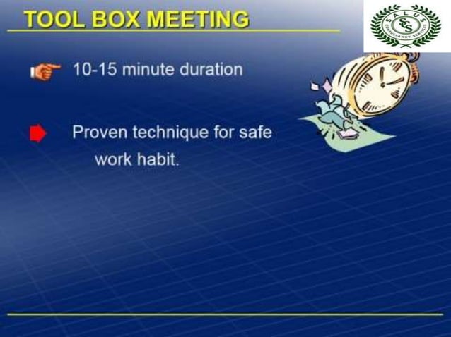 TOOL BOX MEETING PowerPoint Presentation.pptx