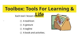 Toolbox Presentation for Teachers - SEL- First Grade. .pptx