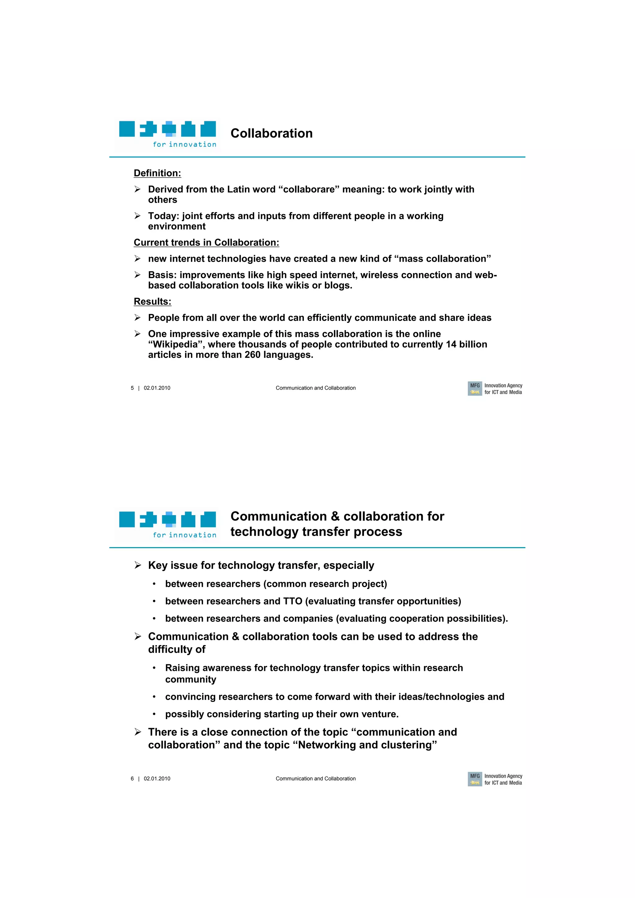 Toolbox Process Communication & Collaboration Ppt | PDF