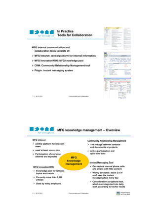 Toolbox Process Communication & Collaboration Ppt | PDF