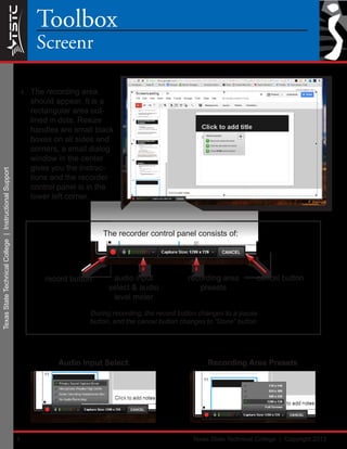 Toolbox screenr high | PDF