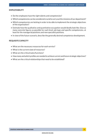 Toolbox Strategic Workforce Planning Guide Pdf