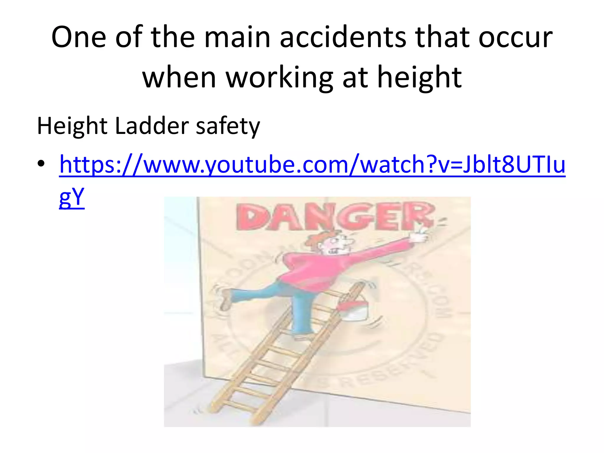 Toolbox Talk-Working at height | PPTX