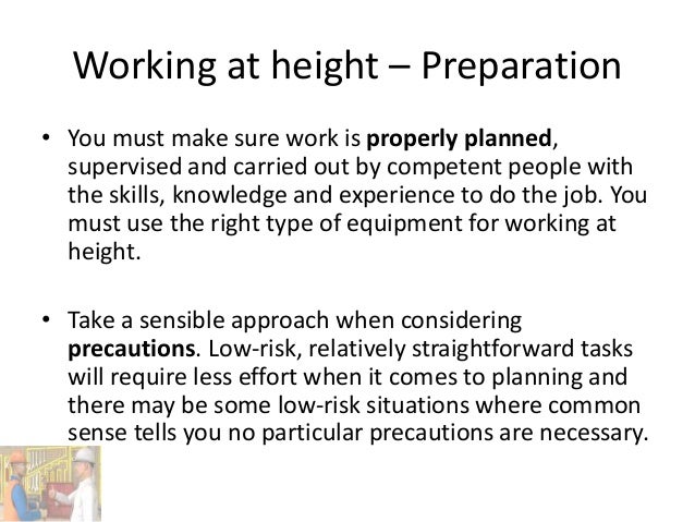 Toolbox Talk-Working at height