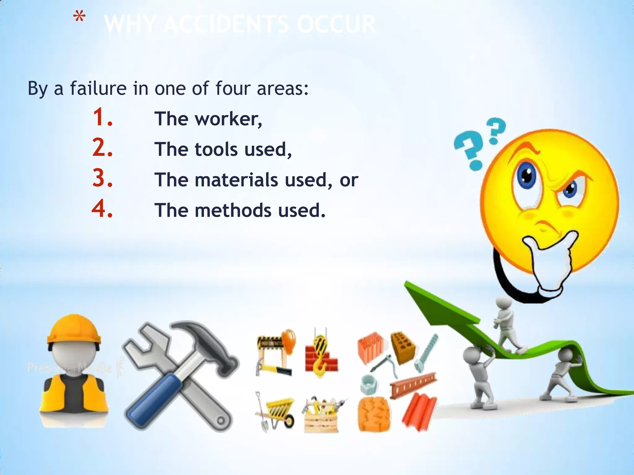 Tool box talk : why accident occures | PPTX