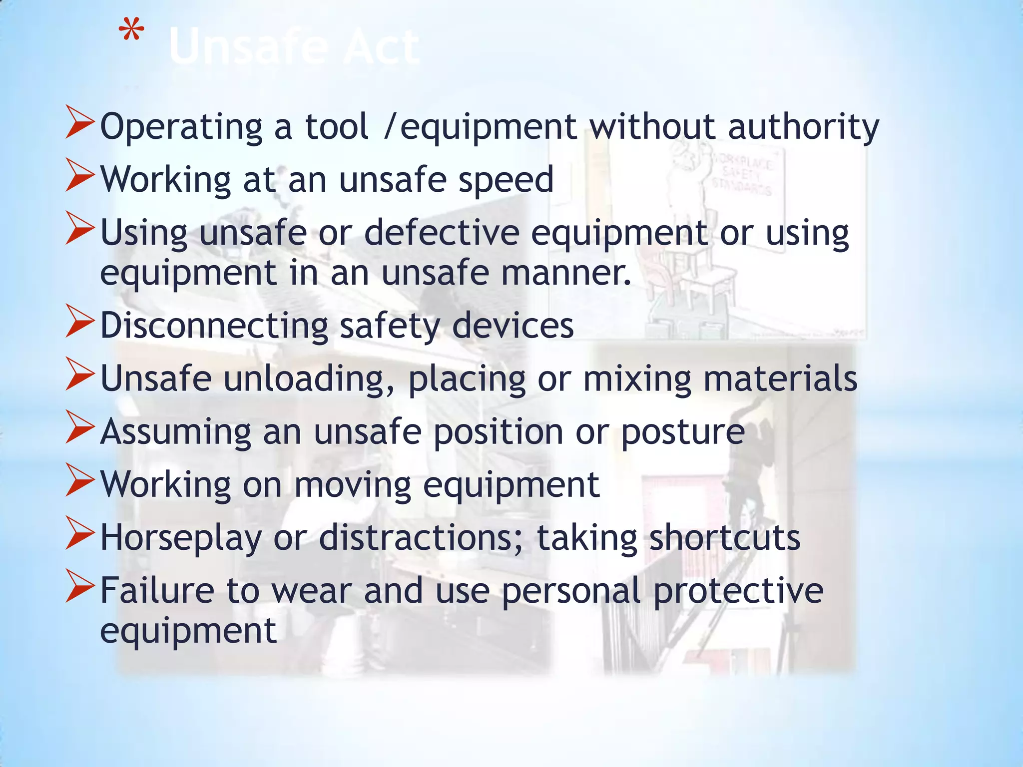 Tool box talk : why accident occures | PPTX