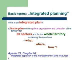Integrated management of the landscape Concept and teaching by Dr ...
