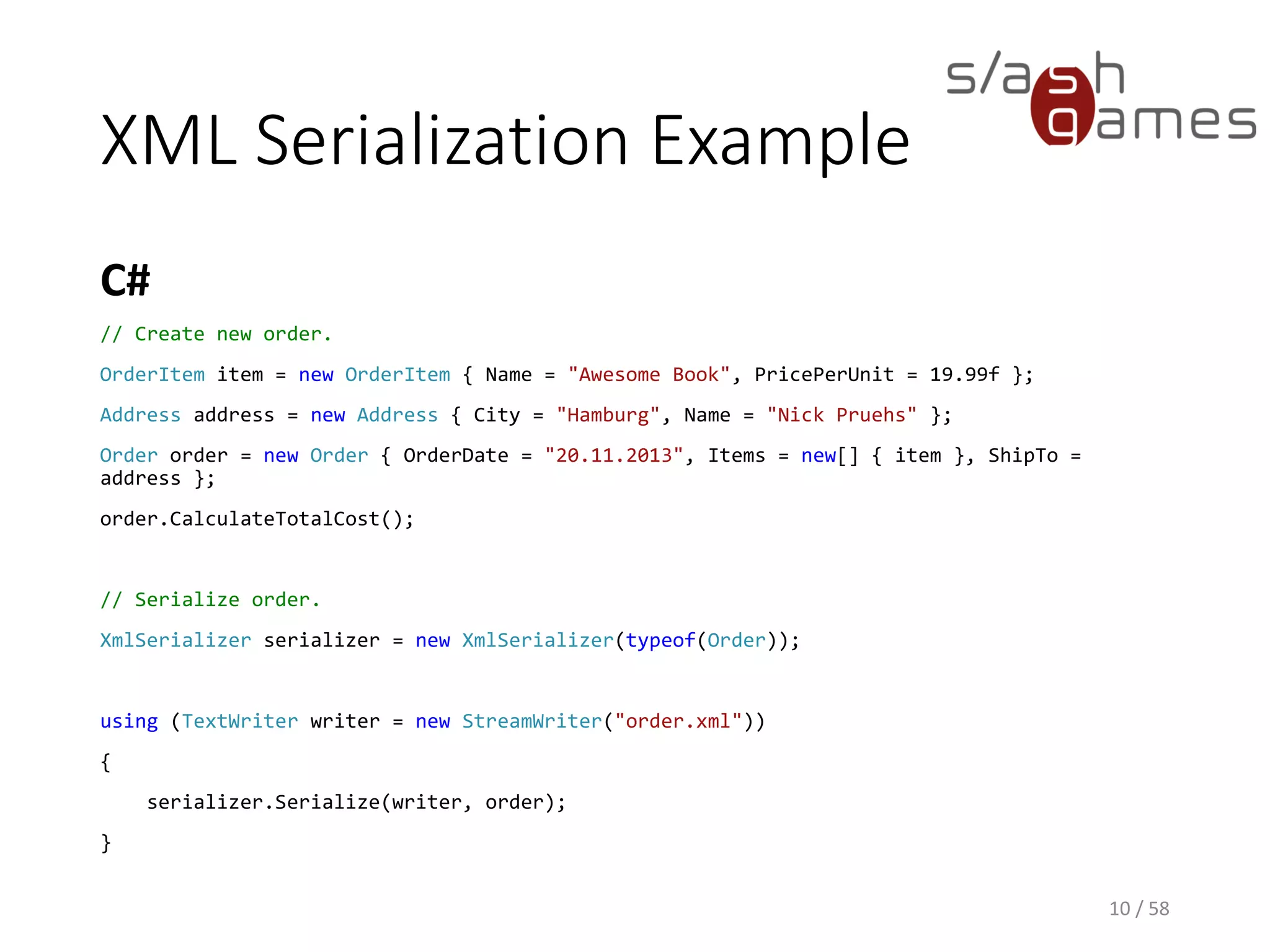 Tool Development 05 - XML Schema, INI, JSON, YAML | PPT