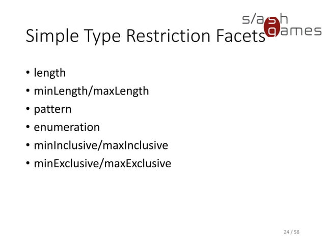 Tool Development 05 - XML Schema, INI, JSON, YAML | PPT