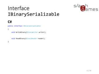 Tool Development 06 - Binary Serialization, Worker Threads | PPT