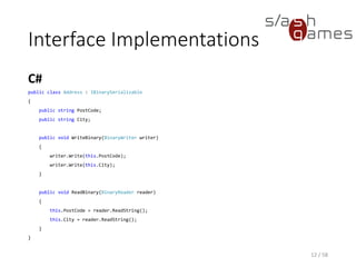 Tool Development 06 - Binary Serialization, Worker Threads | PPT