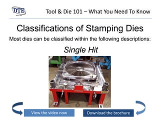 Tool & Die 101 - What You Need to Know | PPTX