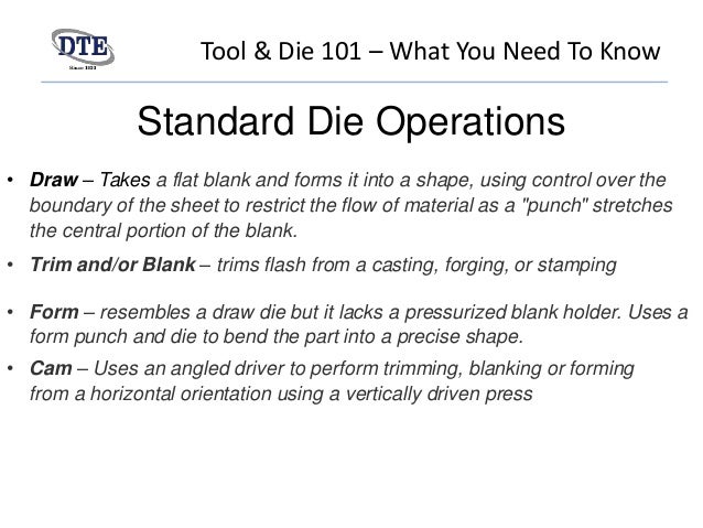 Tool & Die 101 - What You Need to Know